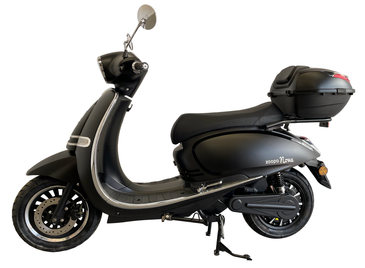 Nova Black Electric Moped 3000W | Zoopa – zoopa-electric-scooters-and ...